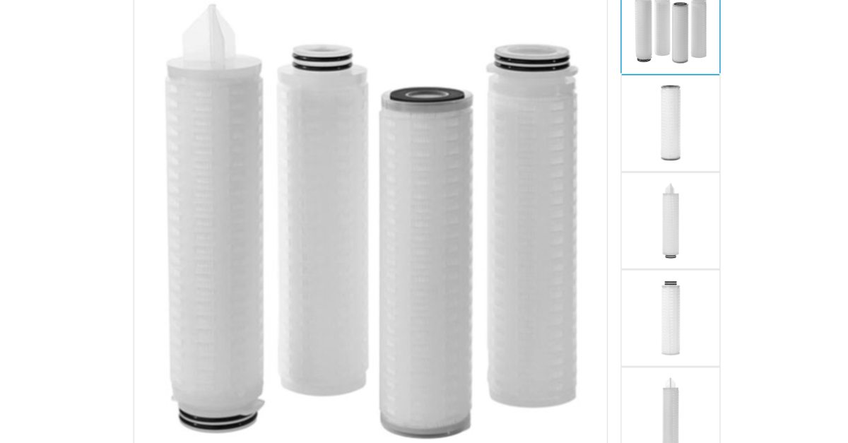 Pleated Membrane Filters - SpiroPure